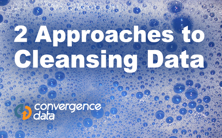 Two Approaches to Data Cleansing