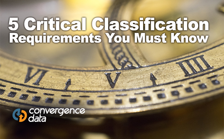 5 Critical Classification Requirements You Must Know